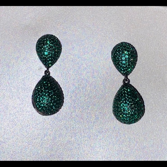 JCM London | Jewelry | Jcm London Babycoco Green Crystal Drop Earrings ...
